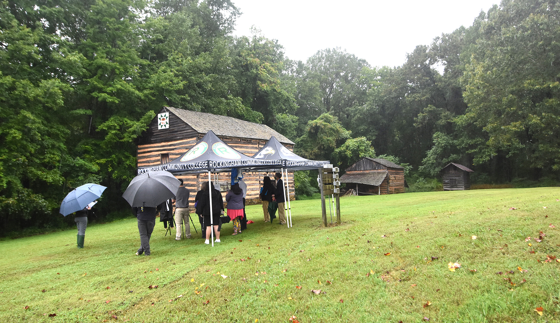 Barn Quilt unveiled at RCC's Historical Village - Rockingham Community ...
