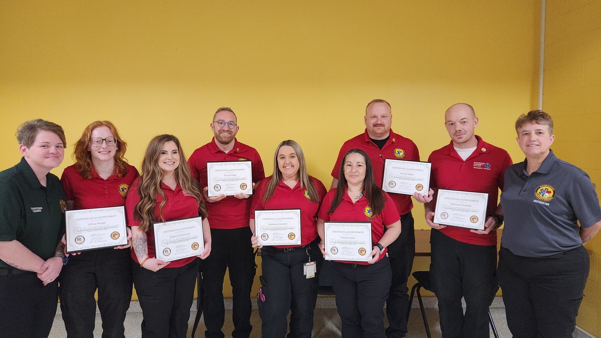 7 graduate from Paramedic program - Rockingham Community College