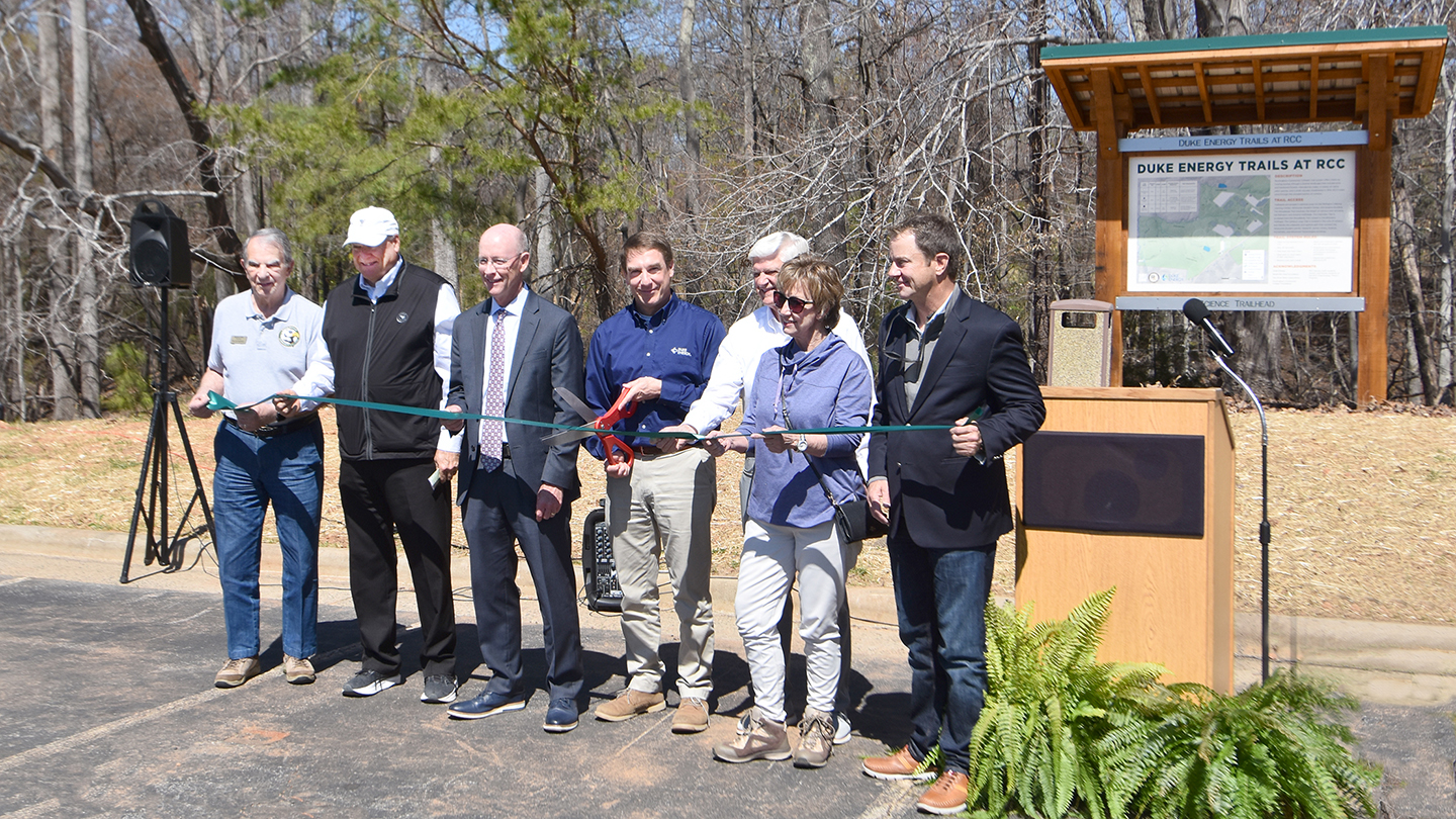 RCC, Duke Energy reestablish campus trails - Rockingham Community College