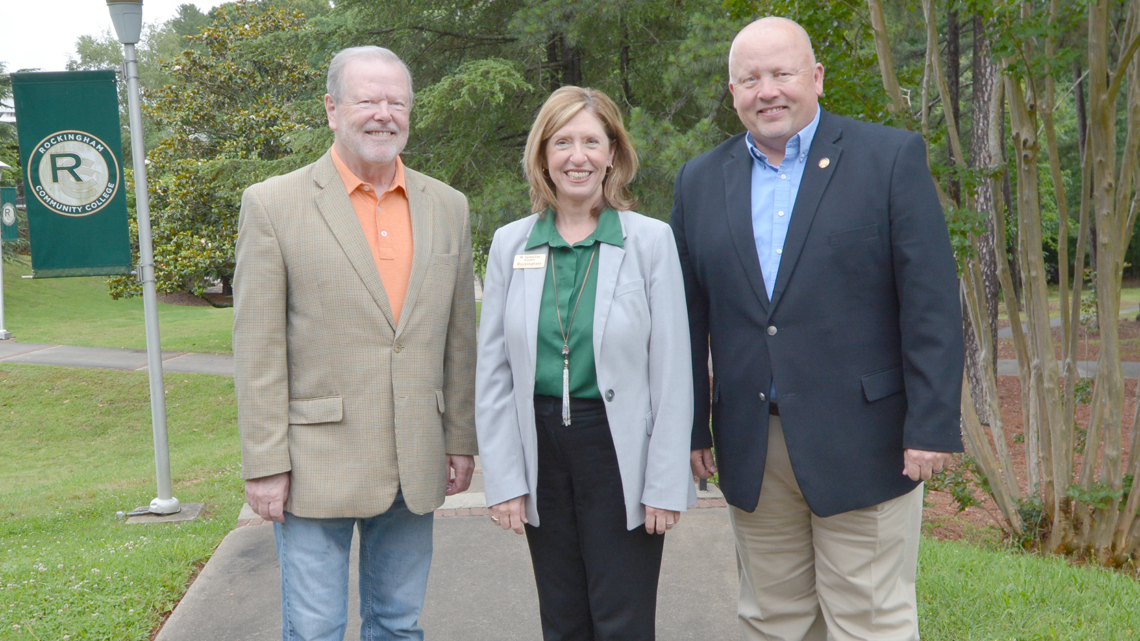 Sen. Berger, Rep. Pyrtle visit campus - Rockingham Community College