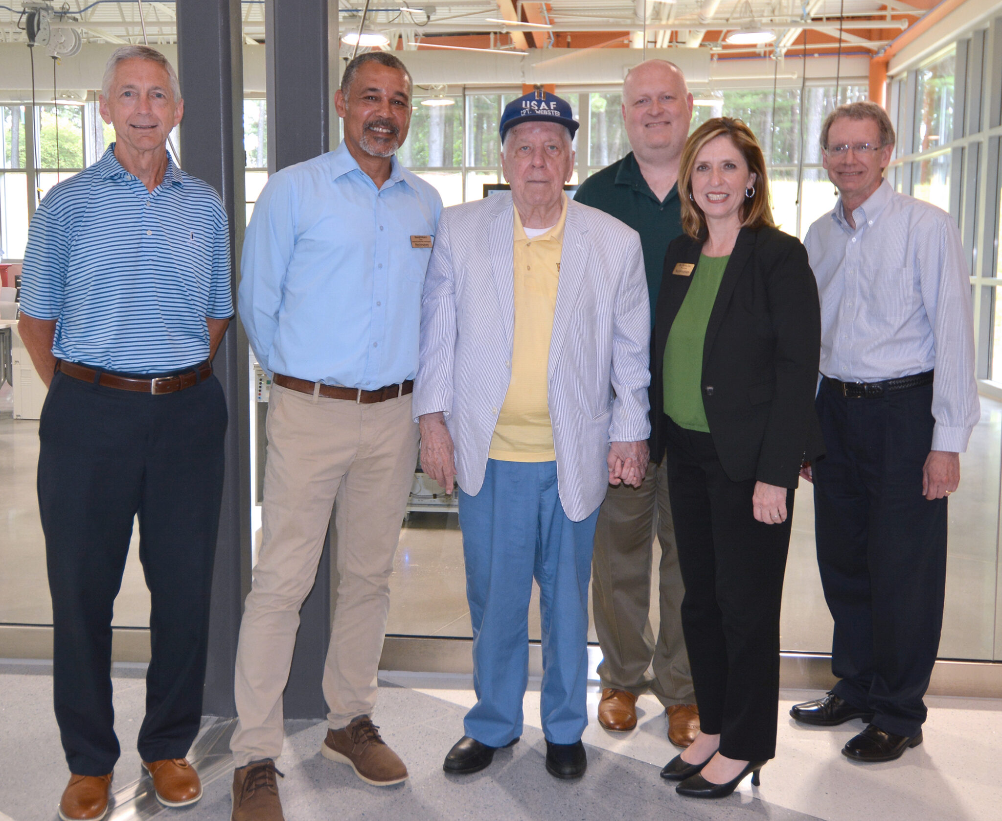 Donor Jack Webster visits campus - Rockingham Community College