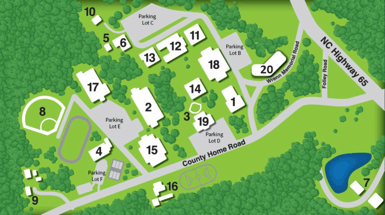 Campus Map - Rockingham Community College